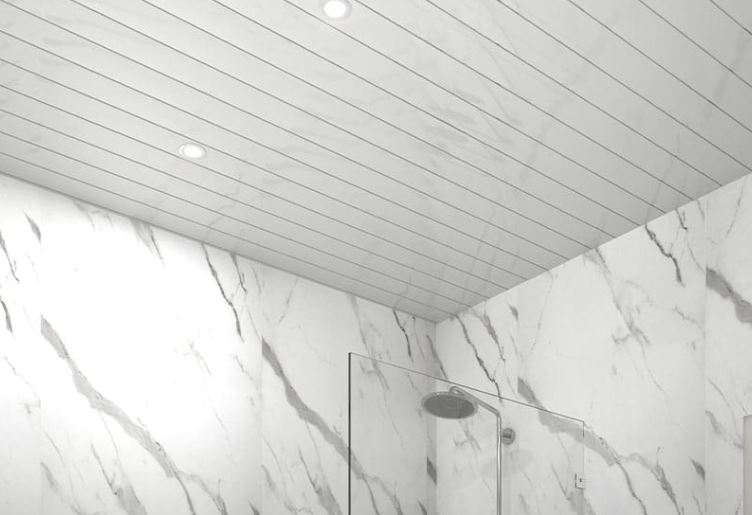 Internal White PVC Ceiling Panels Cladding